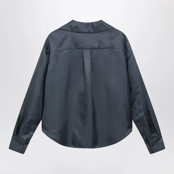Loewe Dark Silk Twill Pajama Shirt