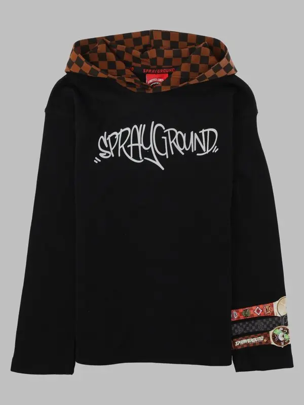 SPRAYGROUND What Time Is It? Long Hoodie T Shirt