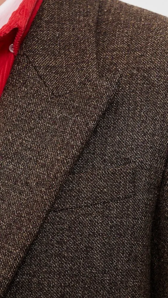 Acne Studios Ojammy Blurry Check Wool Coat