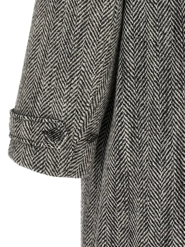 Dolce & Gabbana Chevron' Wool Coat
