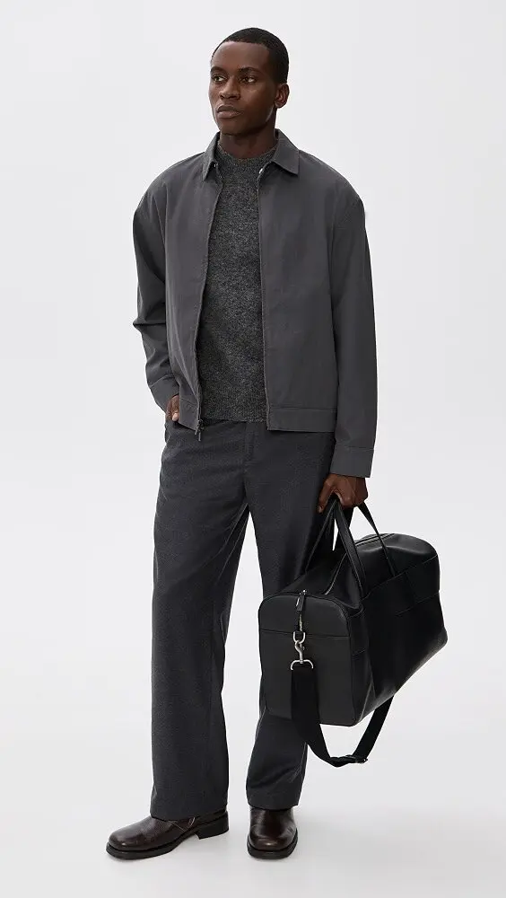 Shinola Canfield Pebbled Leather Duffle Bag