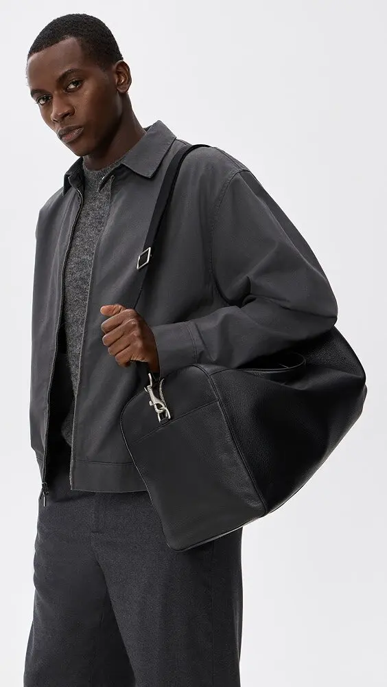 Shinola Canfield Pebbled Leather Duffle Bag
