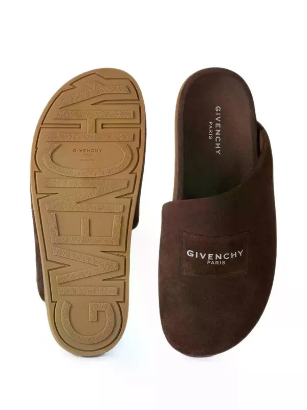 Givenchy Puffy Mules In Suede