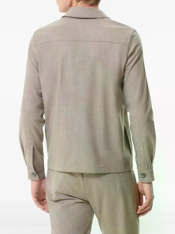 VALENZA Zip-up Long-sleeve Overshirt