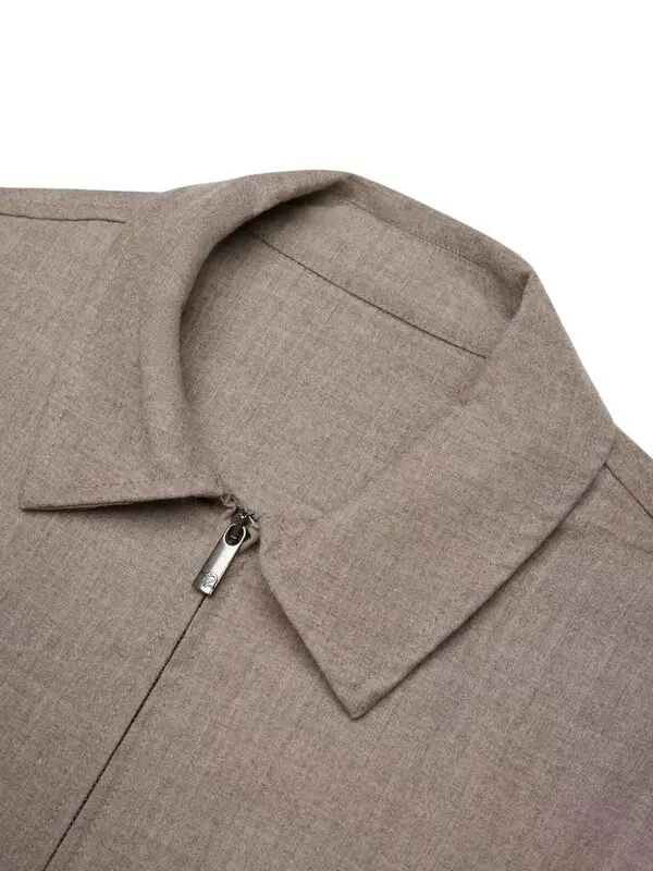 VALENZA Zip-up Long-sleeve Overshirt