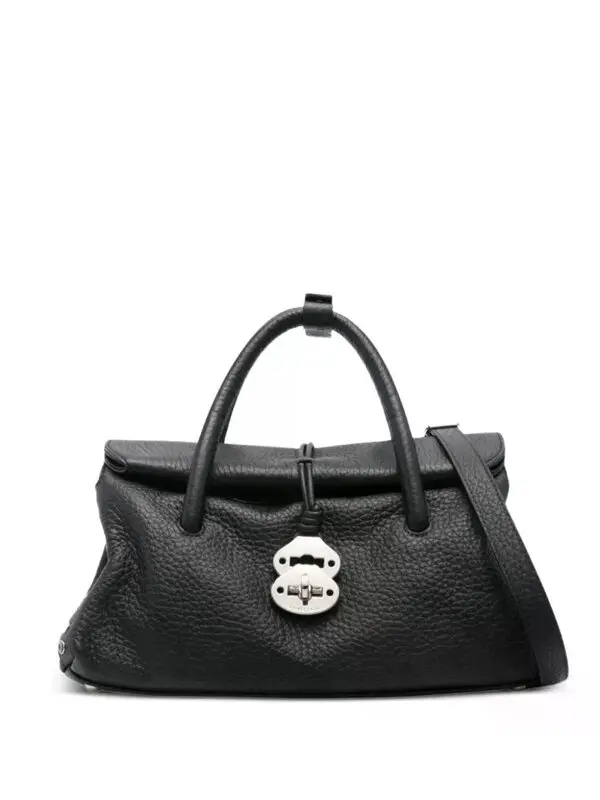 ZANELLATO Small Dotta® Grained-leather Tote Bag - Black