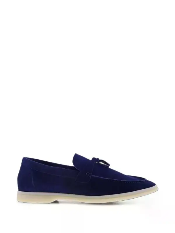 PARIS PUNK Suede Loafers