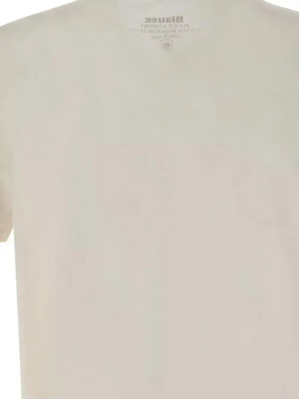 BLAUER. Logo-print T-shirt - Neutrals