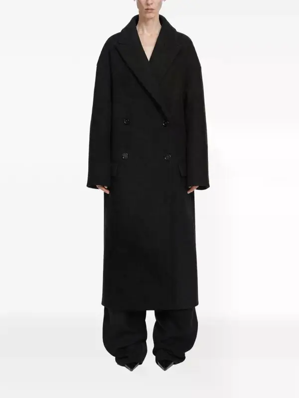 Balenciaga Maxi Stola Double-breasted Coat