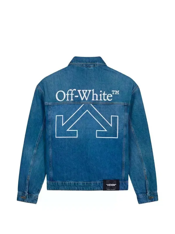 Off-White Logo-print Denim Jacket