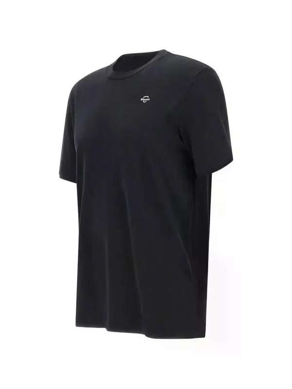 BLAUER. Logo-print T-shirt - Black