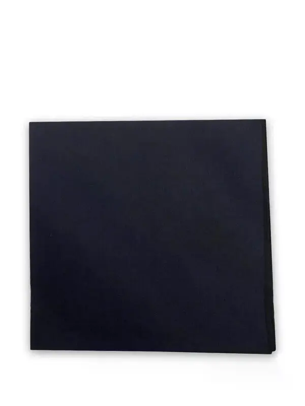 Gucci Gg Wool Silk Jacquard Pocket Square - Blue