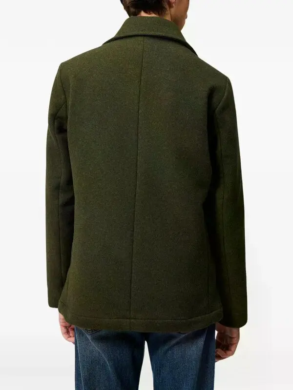 ROY ROGER'S Melton Double-breasted Pea Coat
