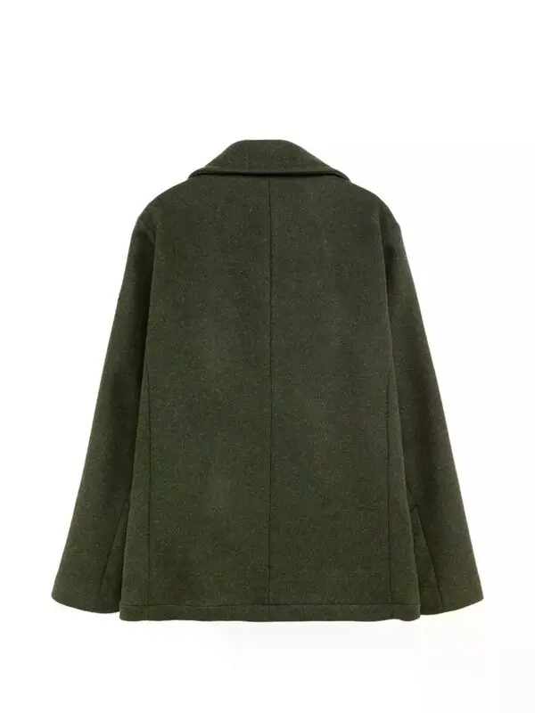 ROY ROGER'S Melton Double-breasted Pea Coat