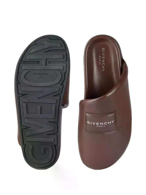 Givenchy Puffy Mules In Nappa Leather