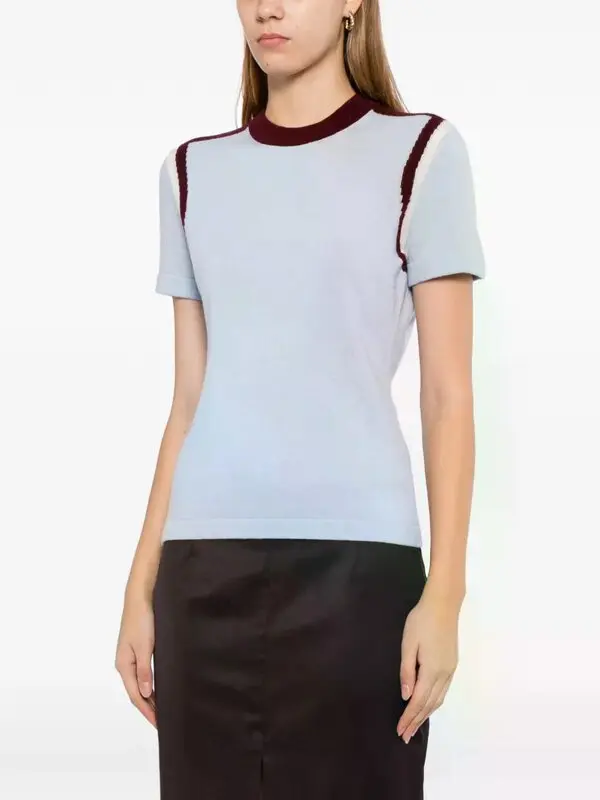 CUDDLEUP Contrast-trim Short-sleeve T-shirt