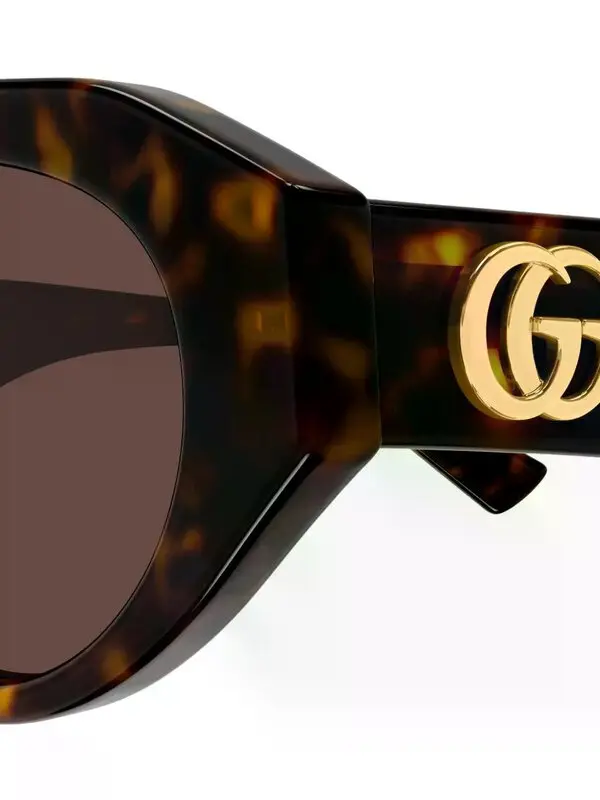 Gucci Geometric-frame Sunglasses