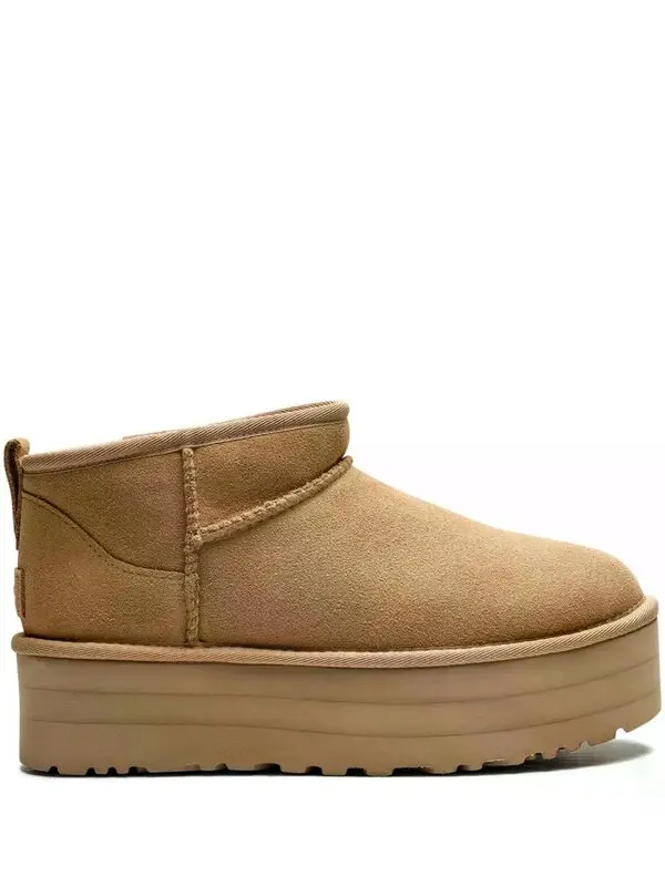 UGG Platform Ankle Boots - Neutrals