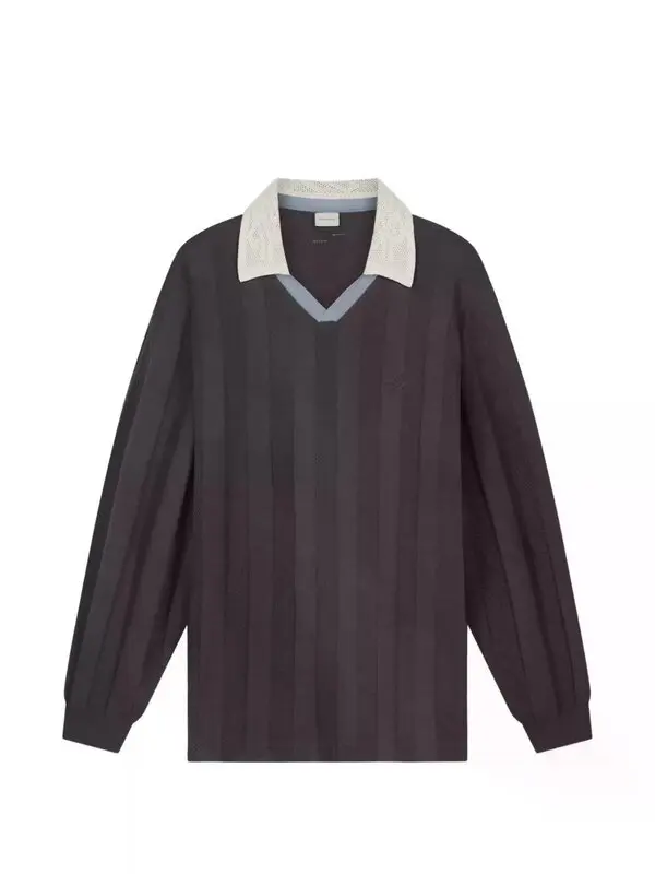 Filling Pieces Knitted Vertical-stripe Sweater