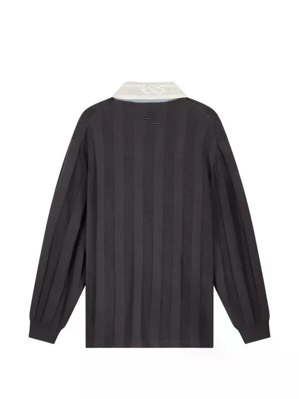 Filling Pieces Knitted Vertical-stripe Sweater