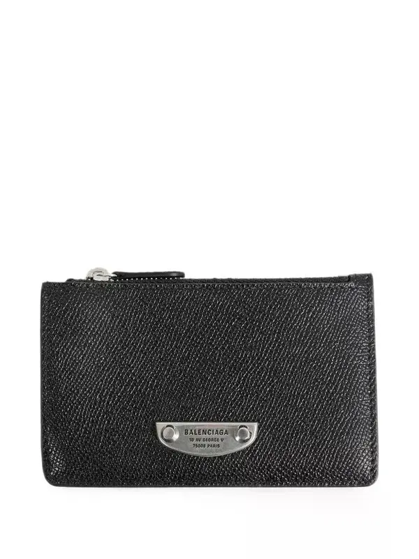 Balenciaga Le City Uptown Coin Card Holder - Black