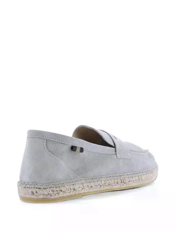 PARIS PUNK Suede Espadrille Loafers