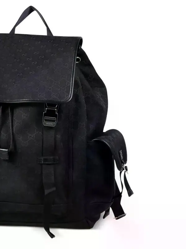 Gucci Large Gg Canvas Backpack