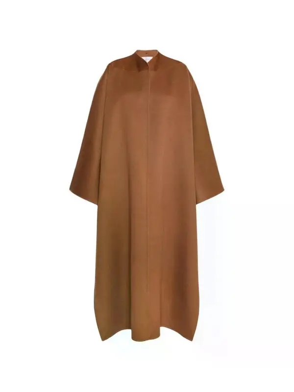 Max Mara Suede-panelled Cashmere Coat