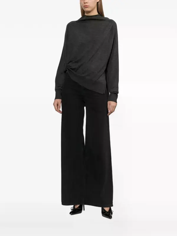 Magda Butrym Knotted Turtleneck Sweater