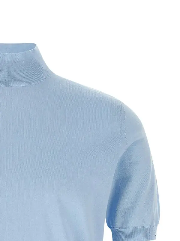Prada Intersio Logo Sweater - Blue