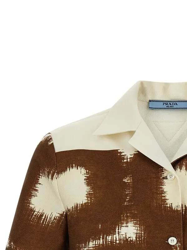 Prada Canvas Shirt - Brown
