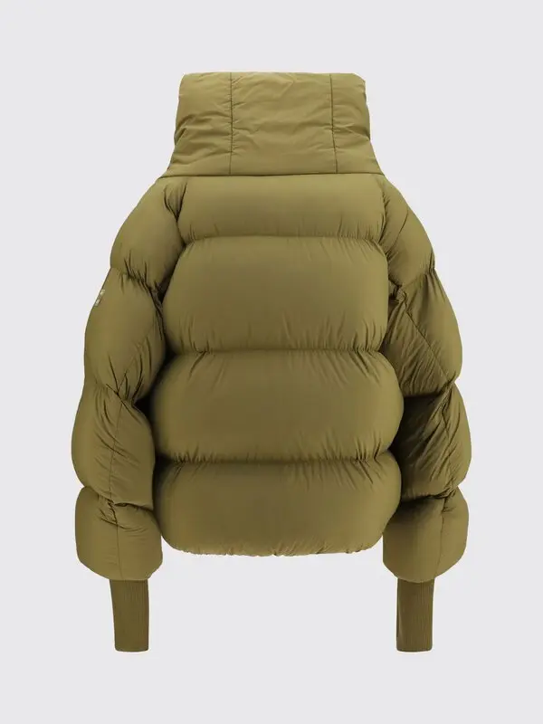 GANNI Future Quilted Nylon Puffer Jacket With Funnel Neck And Side Zip