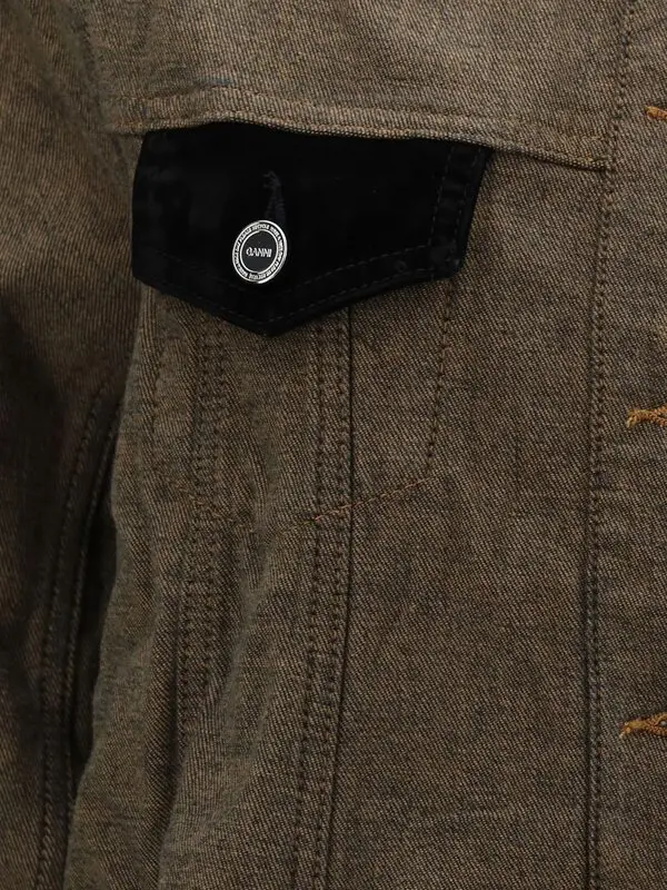 GANNI Shirt - Coffee