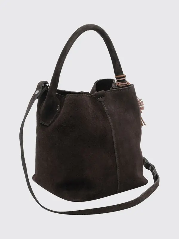 D.a.t.e. Suede Mini Handbag With Removable Shoulder Strap