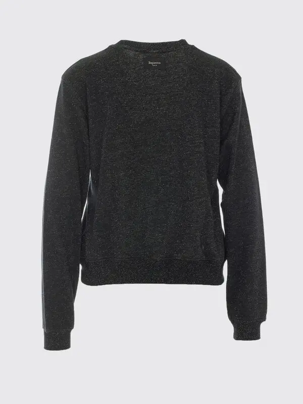 Repetto Lurex Cotton Blend Crewneck Sweatshirt With Embroidered Logo