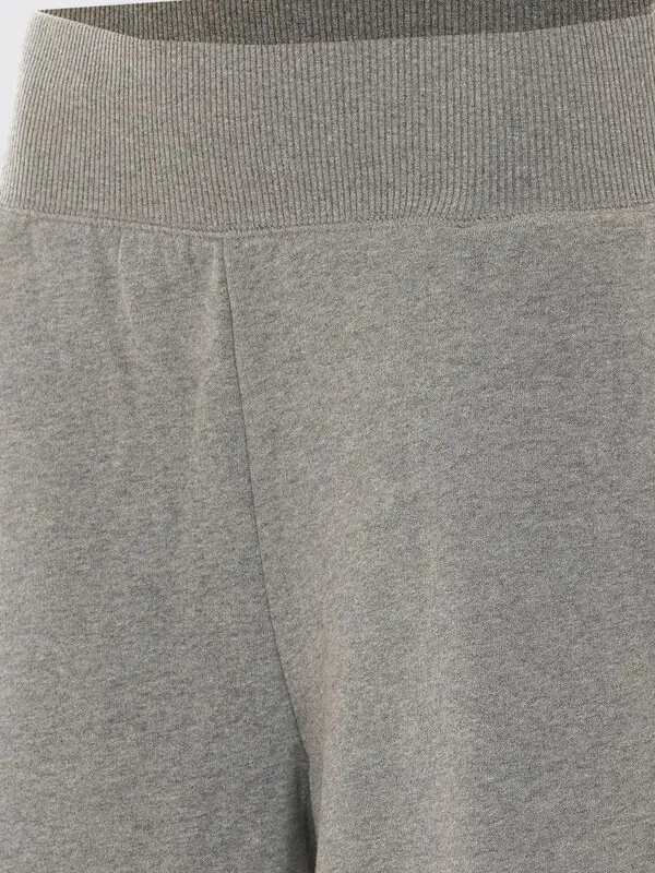 Repetto Wide-leg Cotton Blend Jogging Trousers With A High Elasticated Waist - Grey