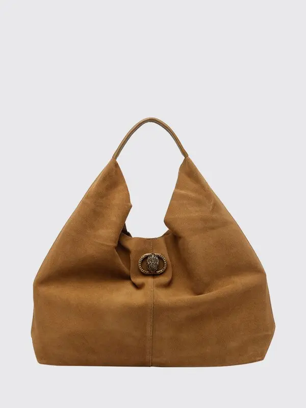 Kurt Geiger Chelsea Suede Calfskin Hobo Bag - Brown
