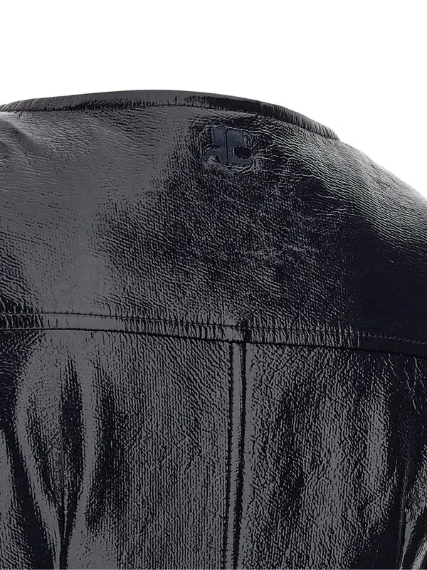 COURREGES 2-pocket Vinyl' Dress