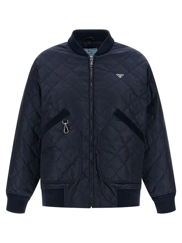 Prada Quilted Hooded Jacket