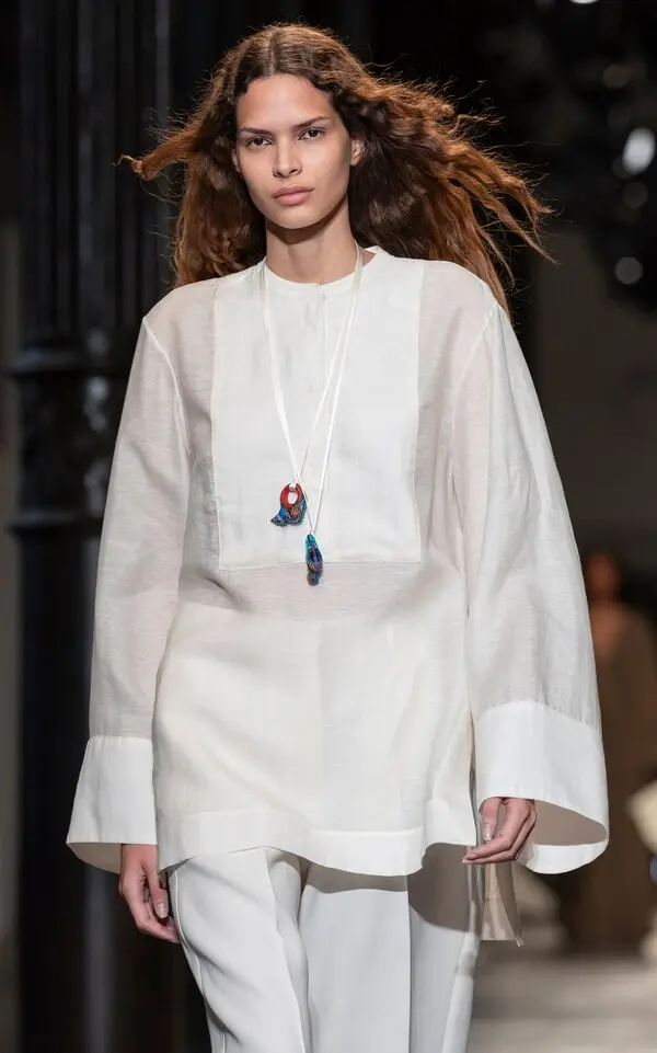 HEIRLOME Meera Linen-blend Top