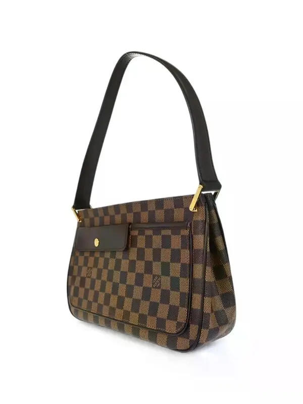 LOUIS VUITTON Damier Ebene Aubagne Shoulder Bag