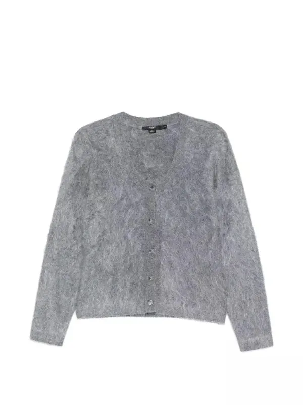 Seventy Brushed-knit V-neck Cardigan