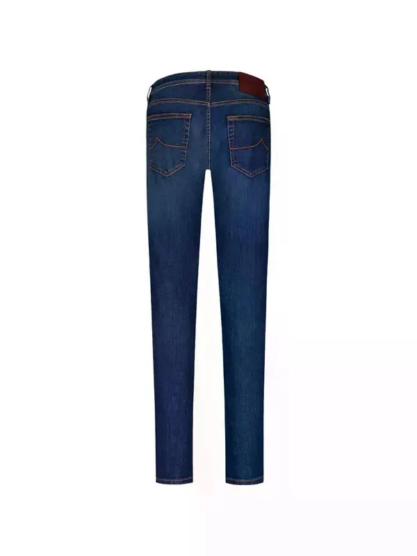 JACOB COHЁN Faded Straight-leg Jeans