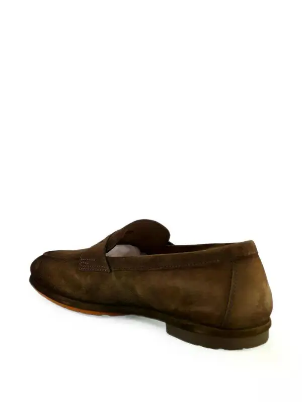 Santoni Suede Loafers