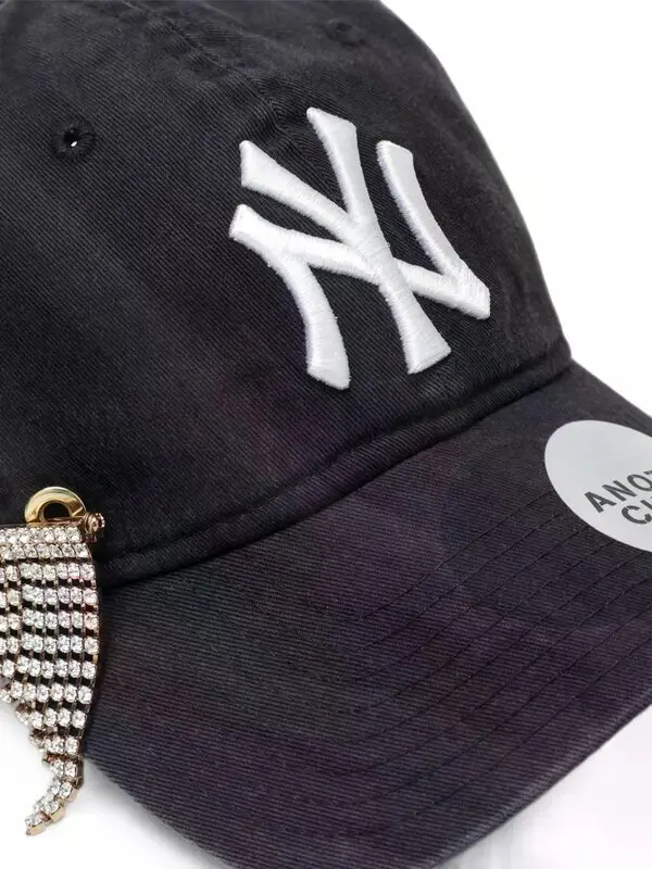 ANOTHER CHANCE Crystal-embellished Logo-embroidered Cap