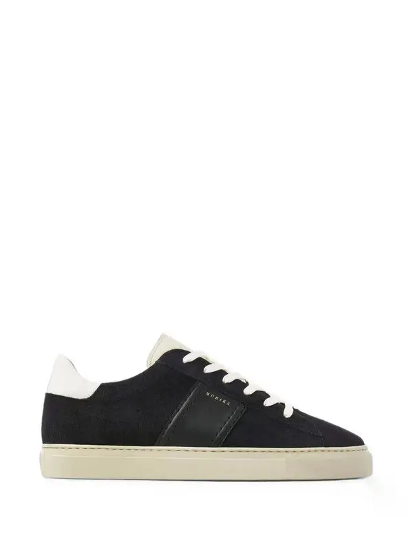 NUBIKK Mr Jase Morris Leather Low-top Sneakers - Black
