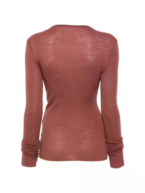 ALYSI Fine-knit Long-sleeve Top