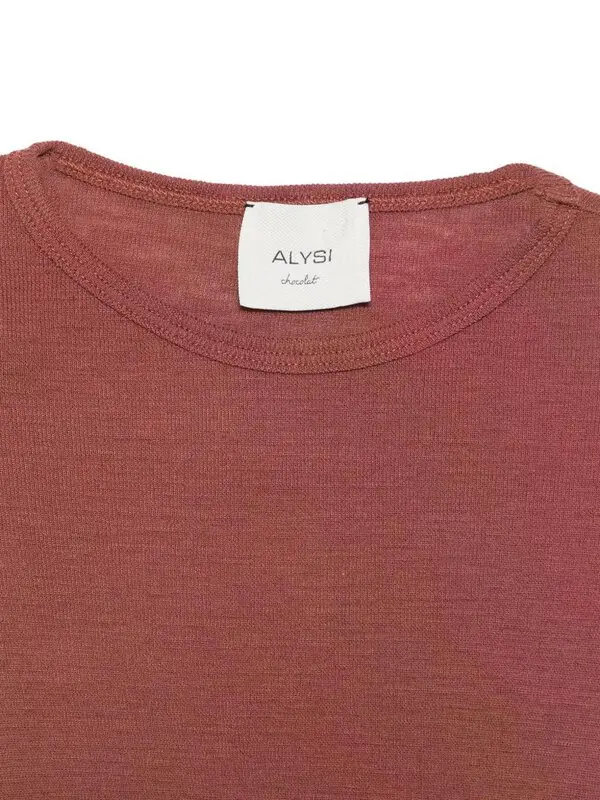 ALYSI Fine-knit Long-sleeve Top