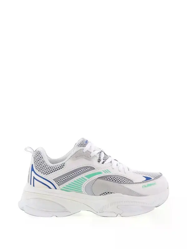 NUBIKK Comet Runner Logo-print Low-top Sneakers - White