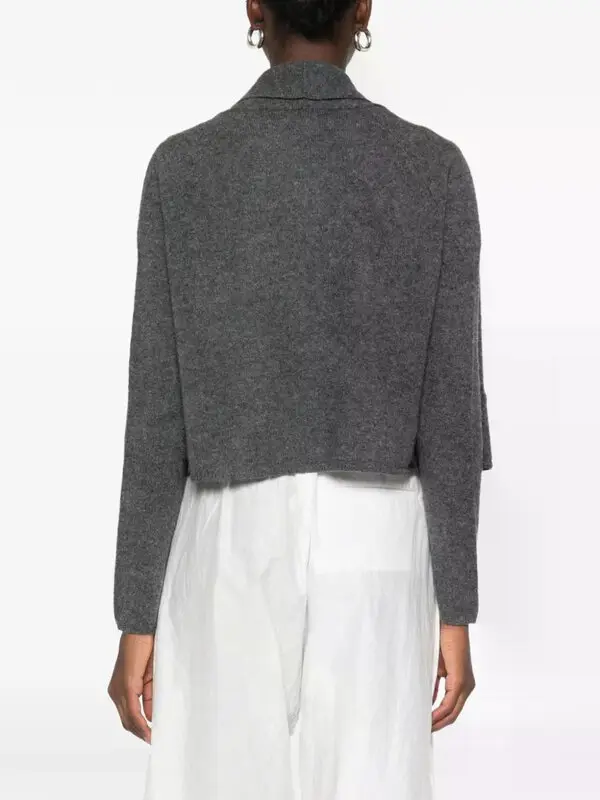 SUSANNE BOMMER Shawl-collar Cropped Cardigan